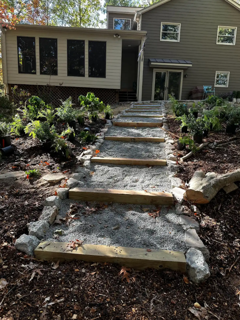 Reclaimed and Recycled Concrete in a Regenerative Landscape | Shades of ...