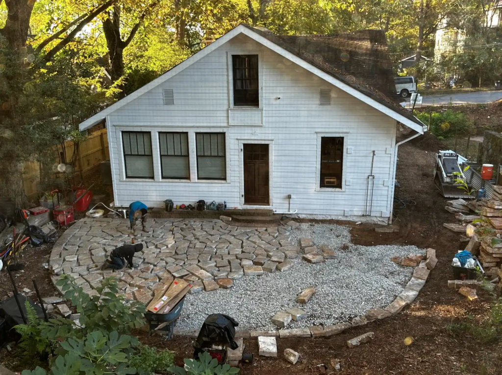 Reclaimed and Recycled Concrete in a Regenerative Landscape | Shades of ...